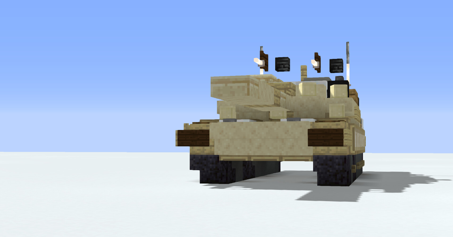 M1A1 Abrams (1.5:1 scale) Minecraft Map