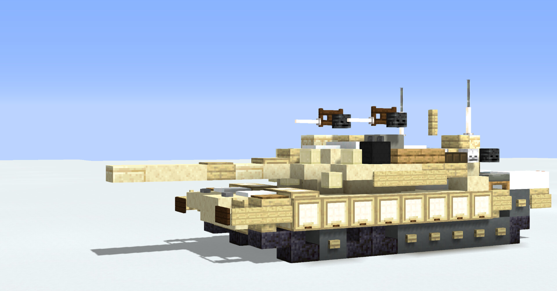 M1A1 Abrams (1.5:1 scale) Minecraft Map