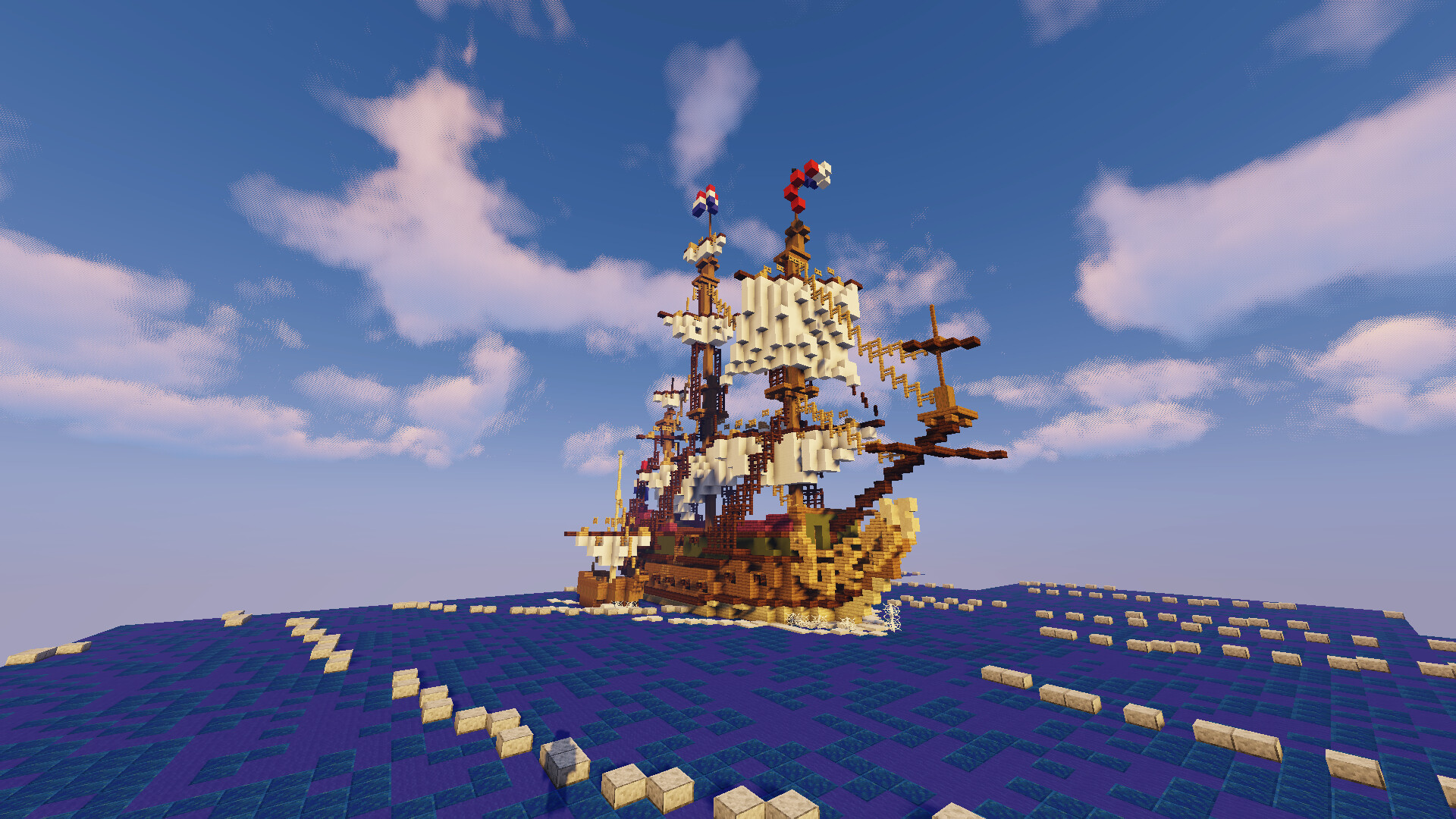 Dutch Ship Painting Recreation Minecraft Map