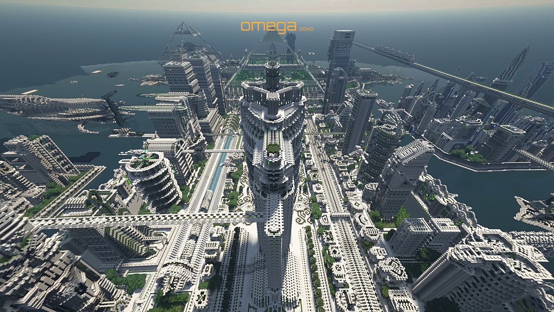 Omega 2048 Minecraft Map