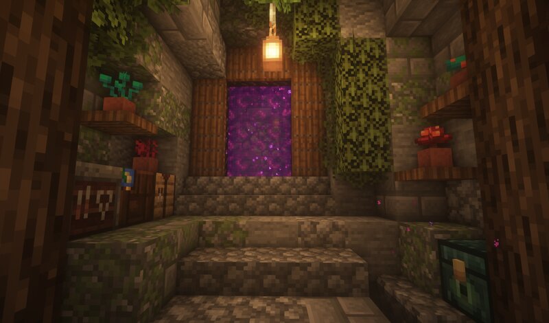 Ultimate Survival Cave base Minecraft Map