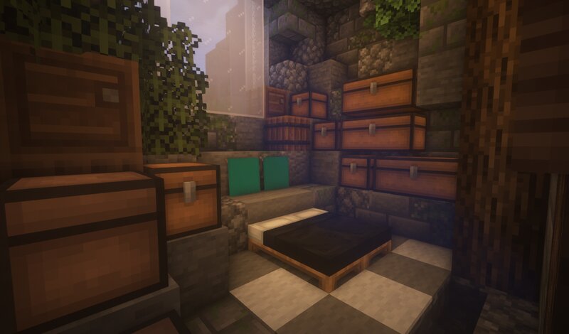 Ultimate Survival Cave base Minecraft Map