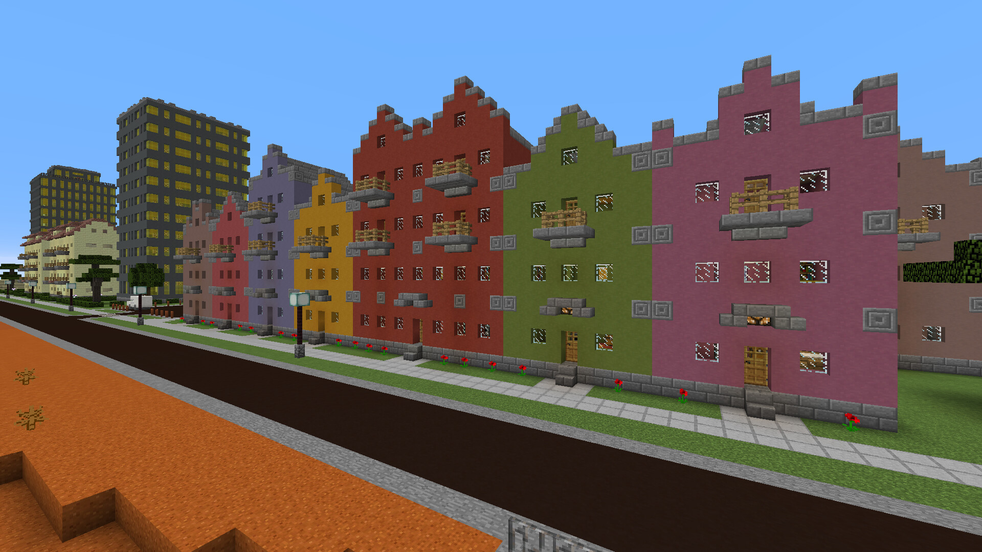 Old Town in Canyon City Minecraft Map