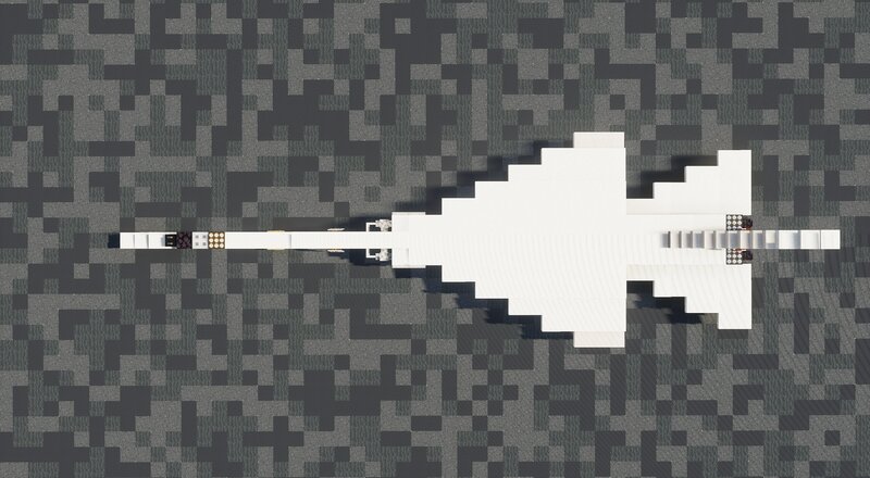 BAC TSR-2 - 1.5:1 Scale Minecraft Map