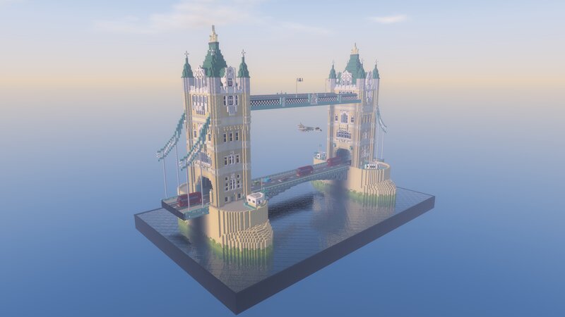 "1968 Hawker Hunter Tower Bridge incident" diorama 1.5:1 scale ...