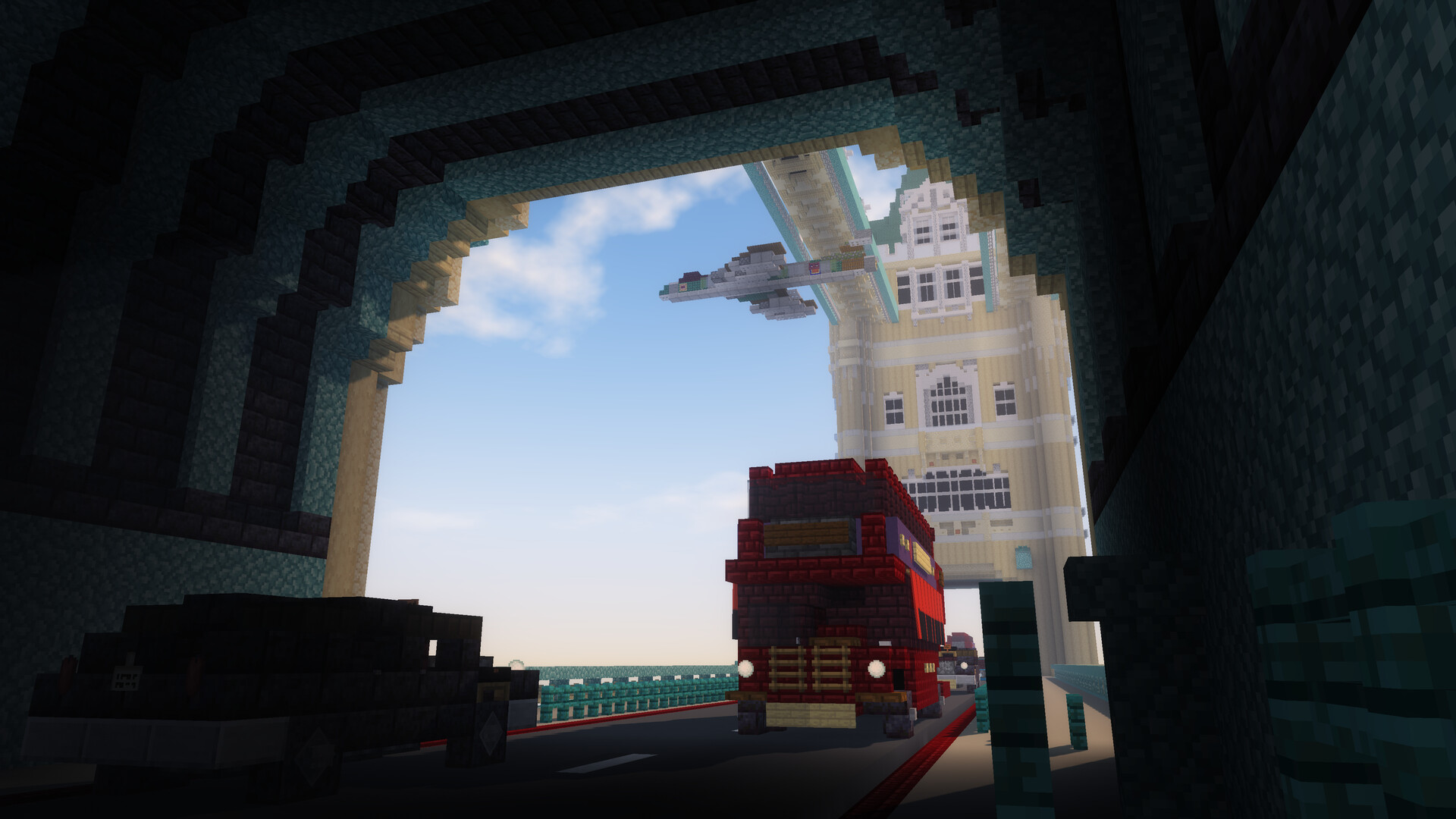 "1968 Hawker Hunter Tower Bridge incident" diorama 1.5:1 scale ...