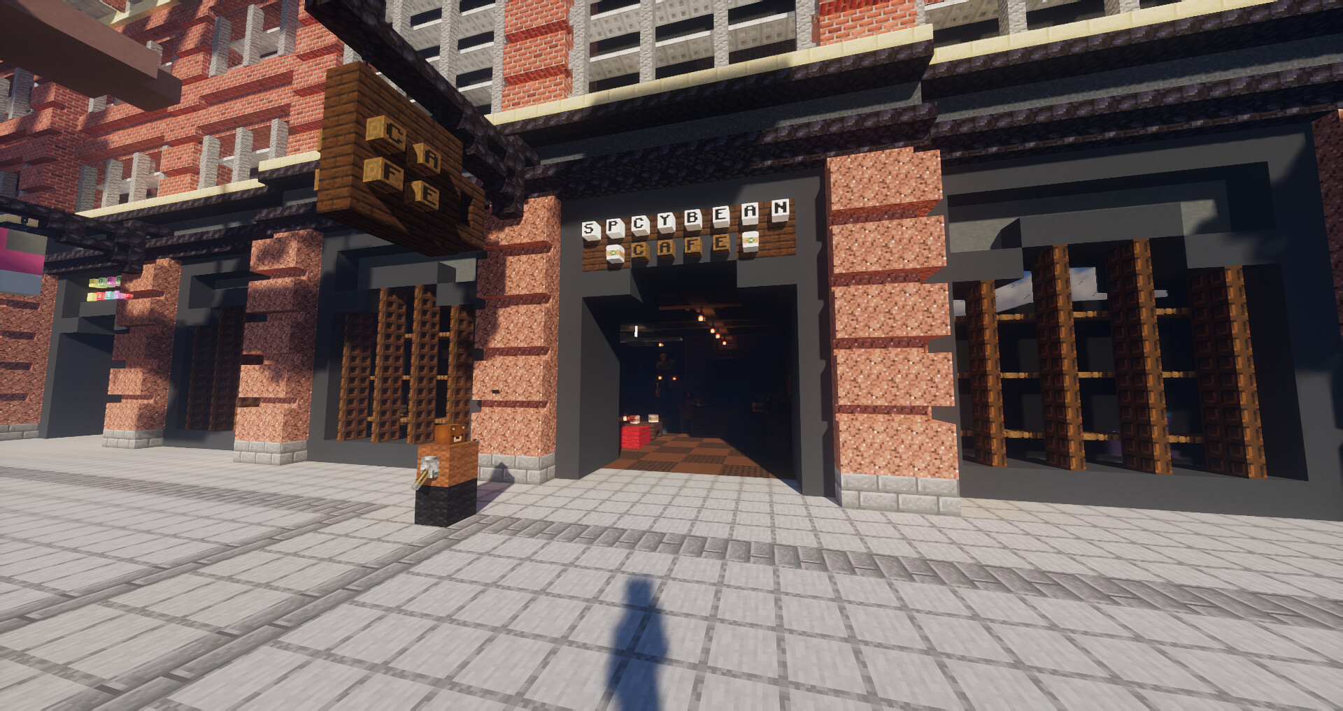 SPCY Bean™ Café in Monroe | Minecraft Coffee Shop Minecraft Map