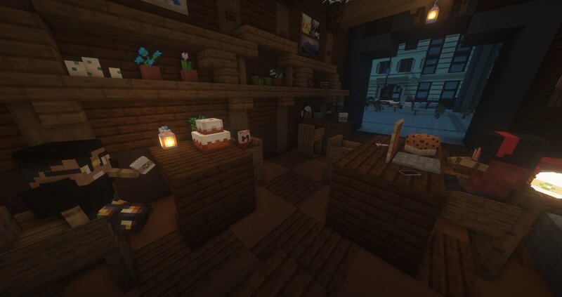 SPCY Bean™ Café in Monroe | Minecraft Coffee Shop Minecraft Map
