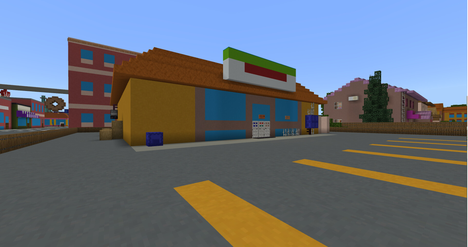 THE SIMPSONS - SPRINGFIELD Minecraft Map