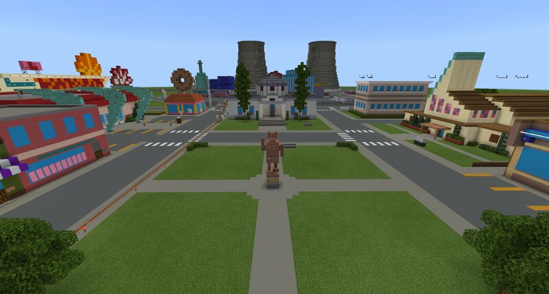 THE SIMPSONS - SPRINGFIELD Minecraft Map