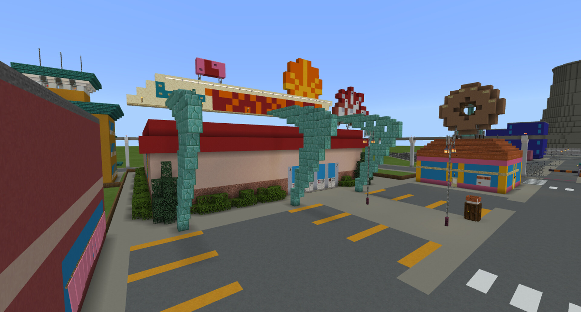 THE SIMPSONS - SPRINGFIELD Minecraft Map