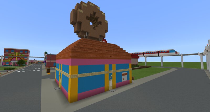 THE SIMPSONS - SPRINGFIELD Minecraft Map