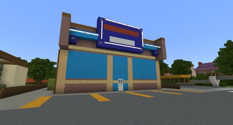 THE SIMPSONS - SPRINGFIELD Minecraft Map