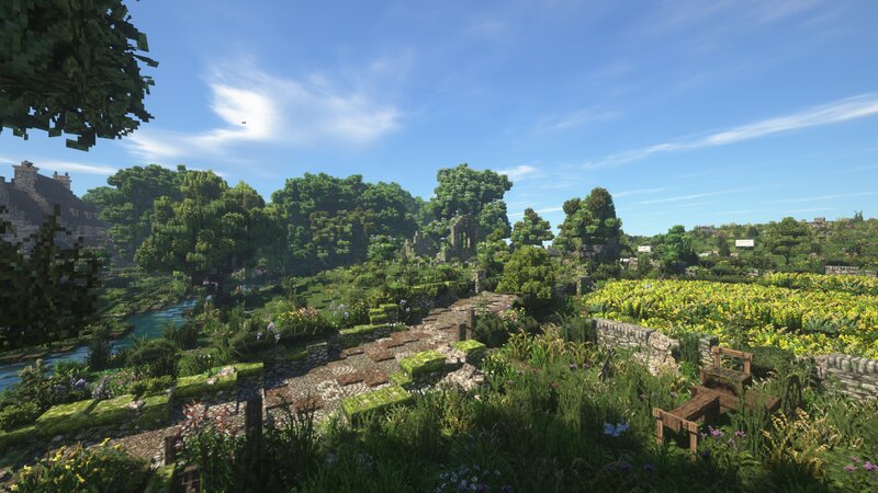 English Village Minecraft Map