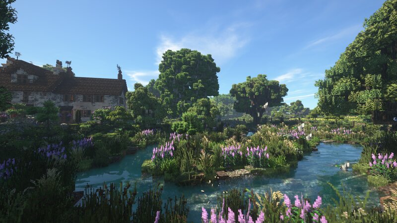 English Village Minecraft Map