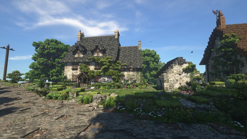 English Village Minecraft Map