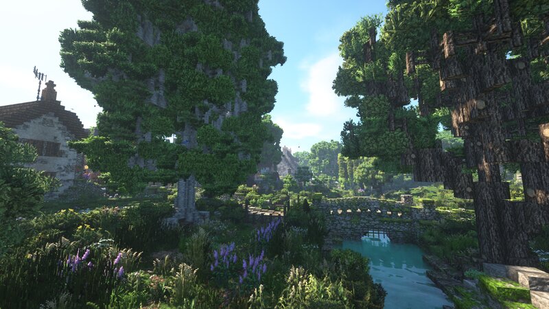 English Village Minecraft Map