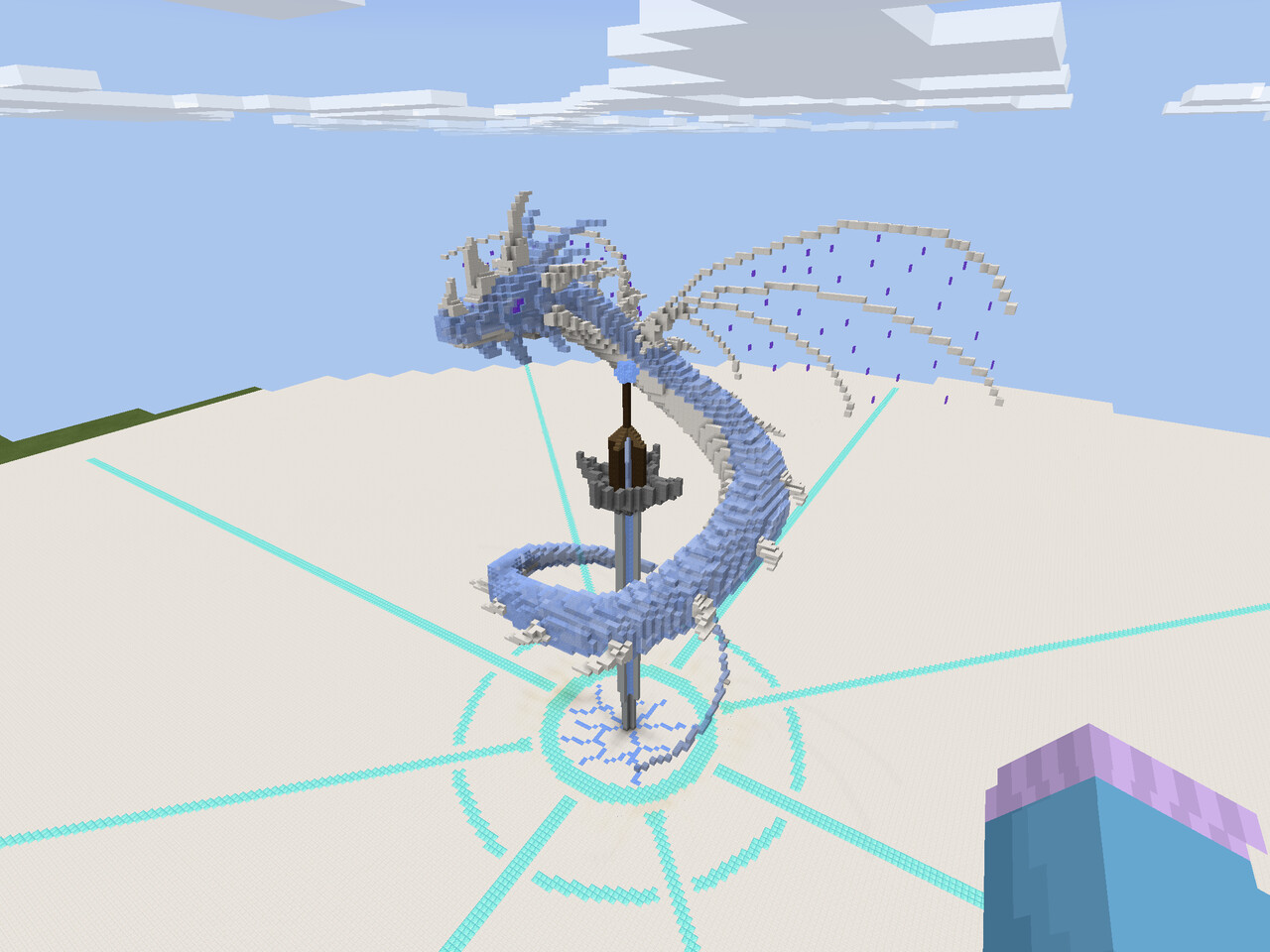 Teevee’s Ice Dragon Minecraft Map