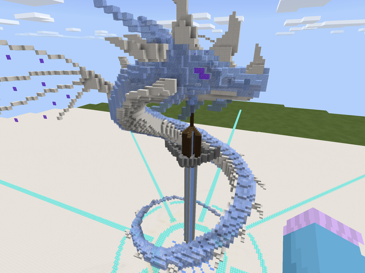 Teevee’s Ice Dragon Minecraft Map