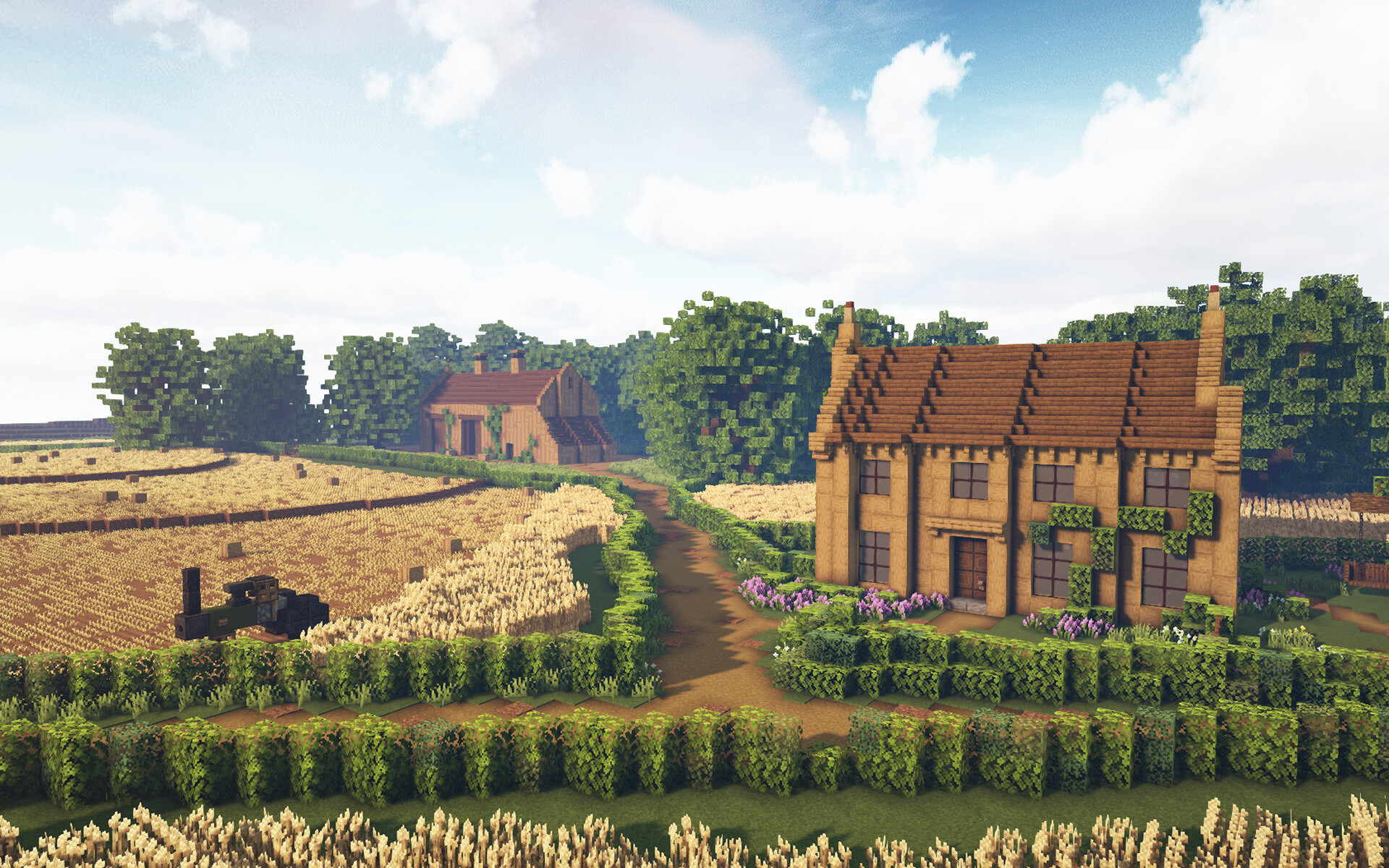 Twelve Oaks Farm, Edensor Minecraft Map