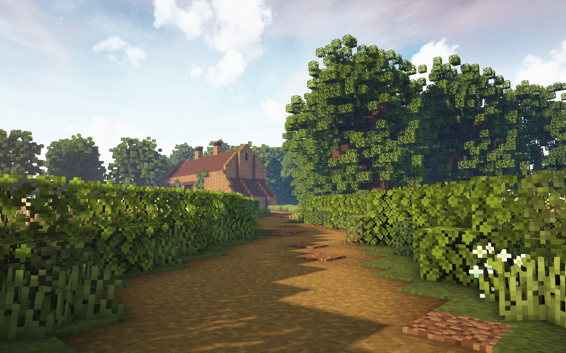 Twelve Oaks Farm, Edensor Minecraft Map