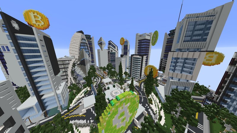 Bitcoin Server Hub Minecraft Map
