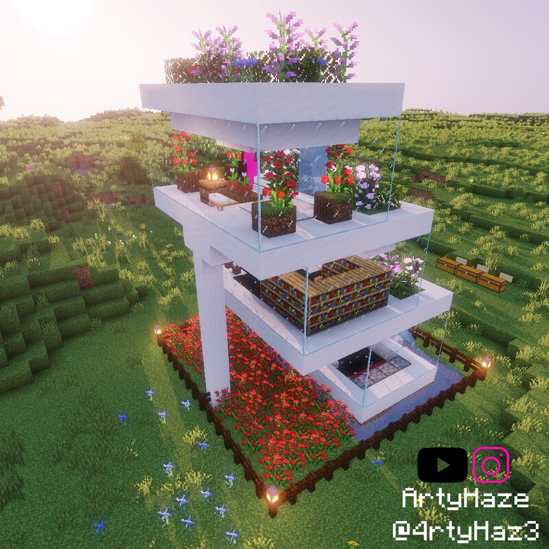 The Terrace Gardens base Minecraft Map