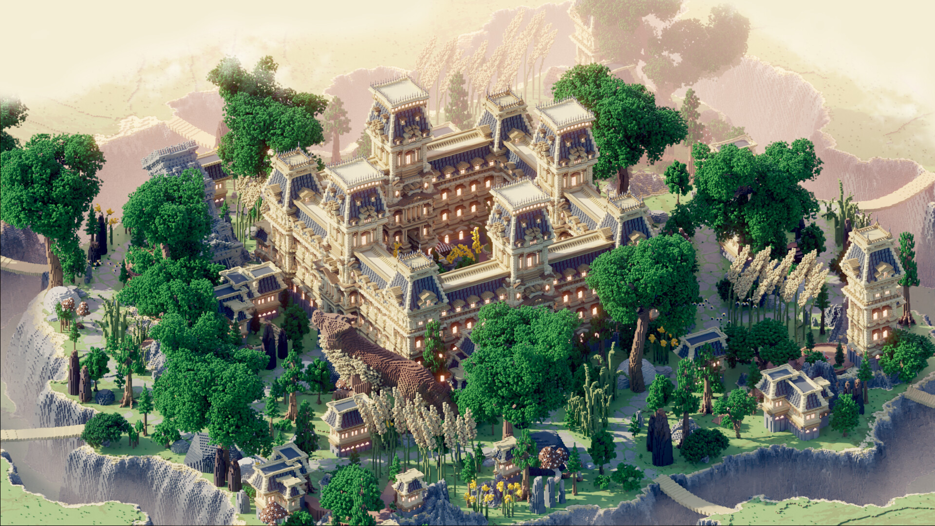 Renaissance spawn + warzone by Bubble Minecraft Map