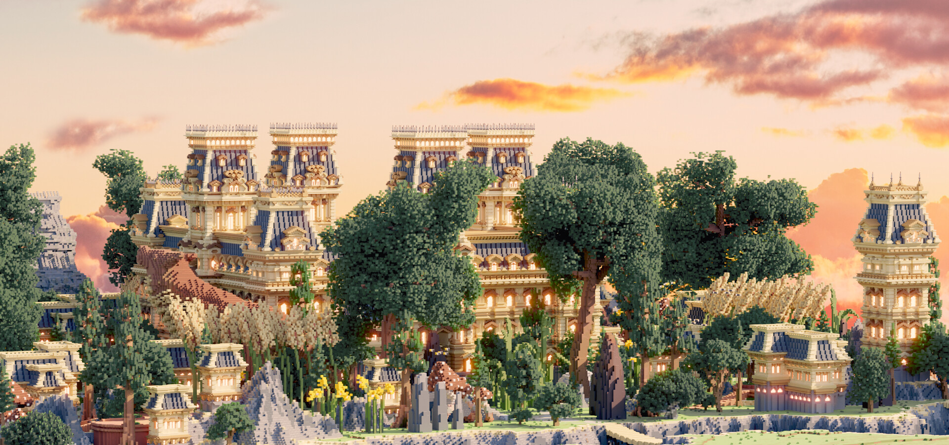 Renaissance spawn + warzone by Bubble Minecraft Map