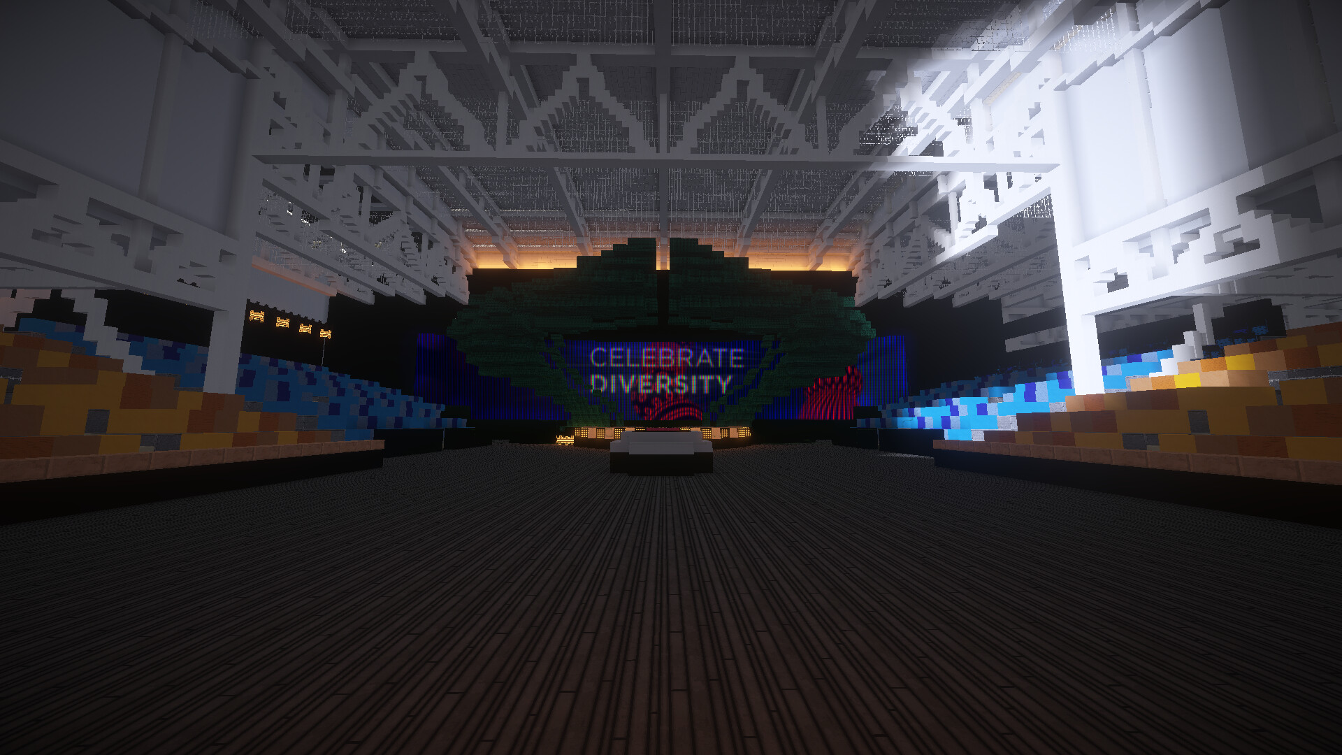Eurovision stage that are not finished part 2 Minecraft Map