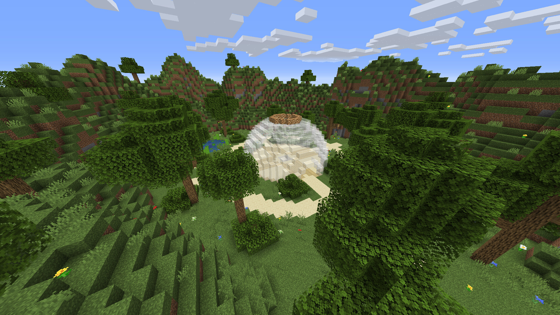 Simple spawn Minecraft Map