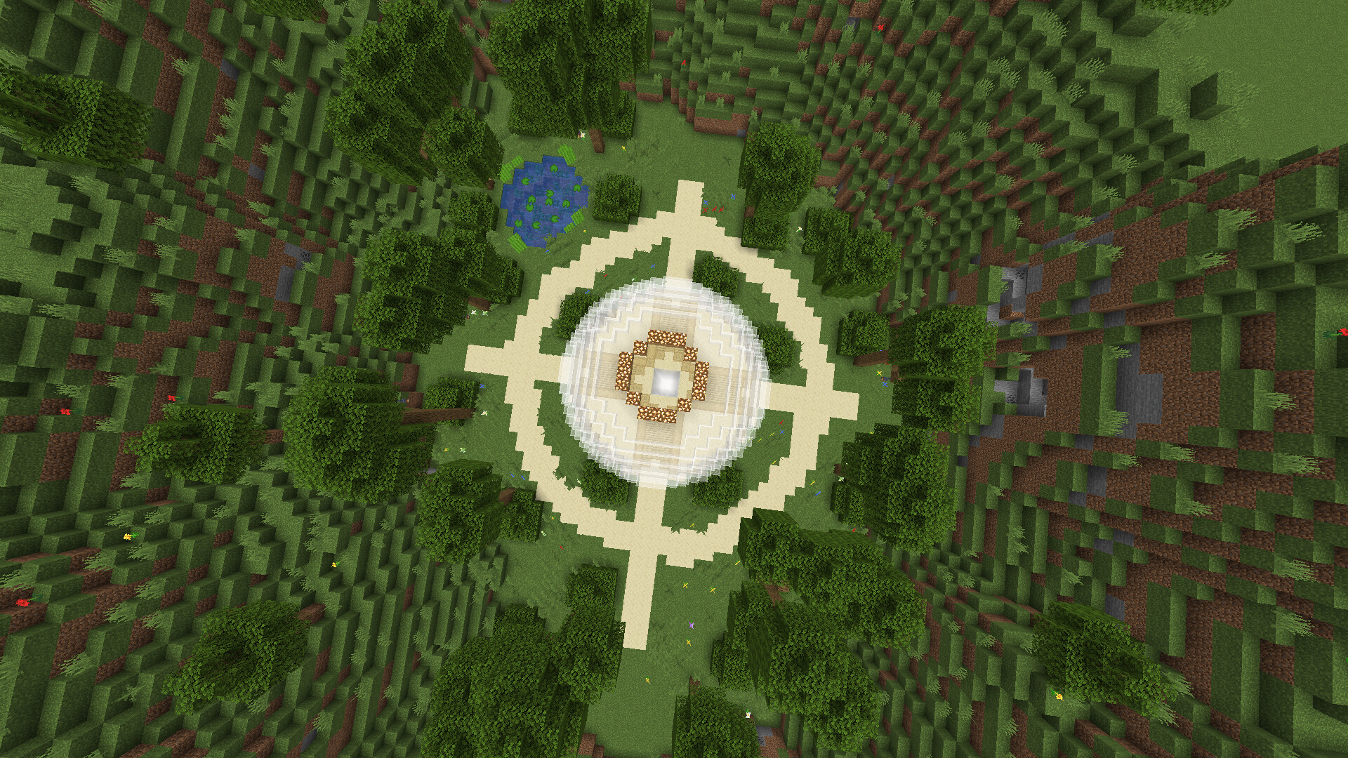 Simple spawn Minecraft Map