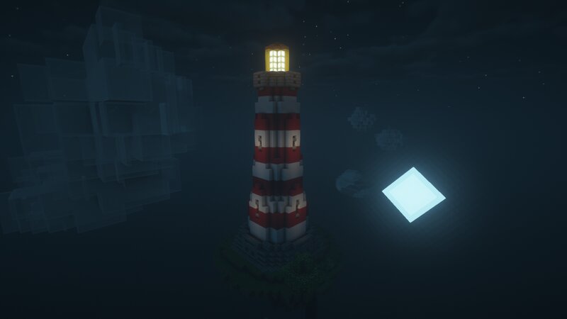 A lighthouse in the sky Minecraft Map