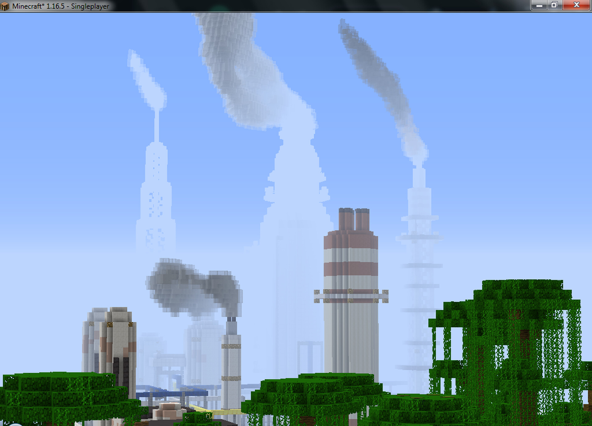 Minecraft City w/Ghetto Minecraft Map