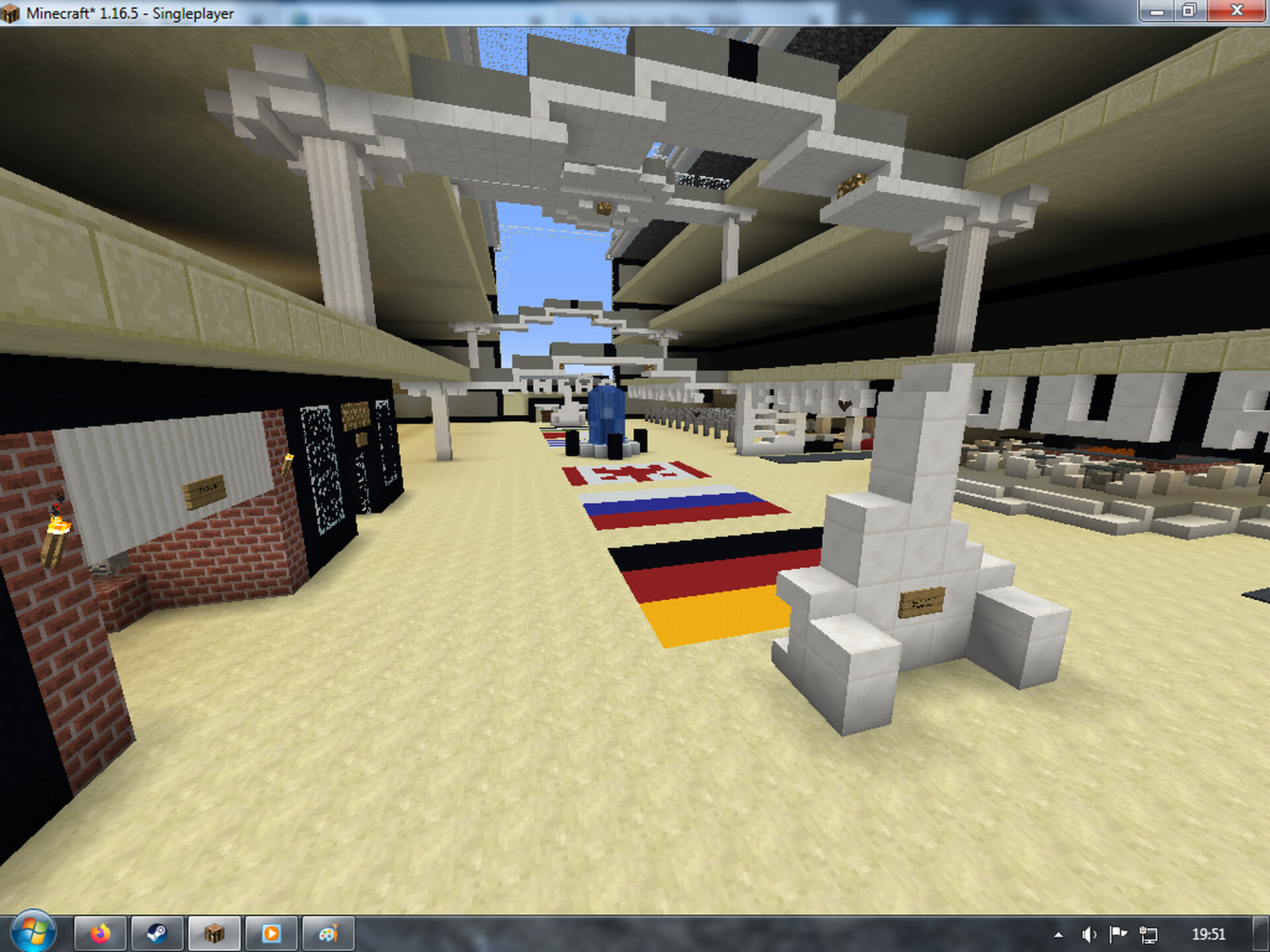 Minecraft City w/Ghetto Minecraft Map