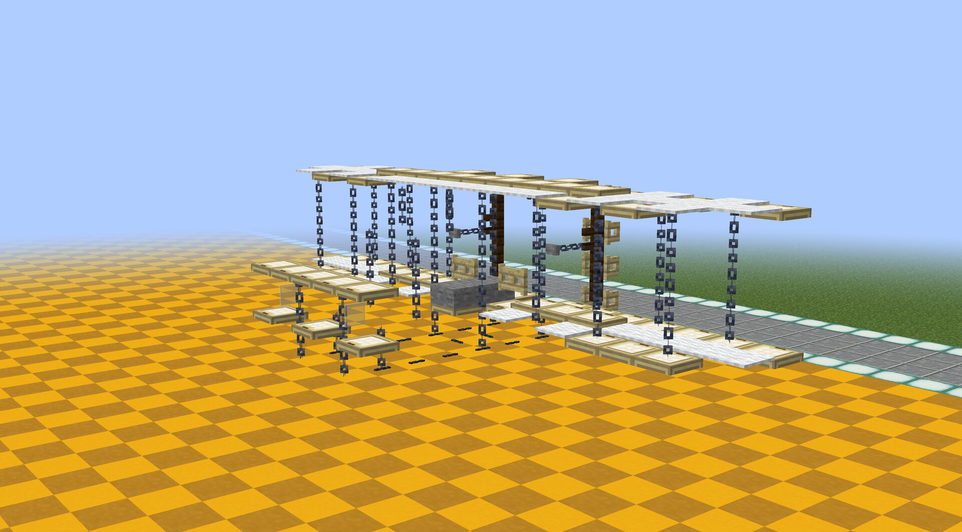 Wright Flyer 1903 1.5:1 scale Minecraft Map
