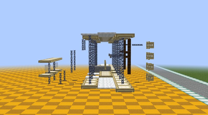 Wright Flyer 1903 1.5:1 scale Minecraft Map