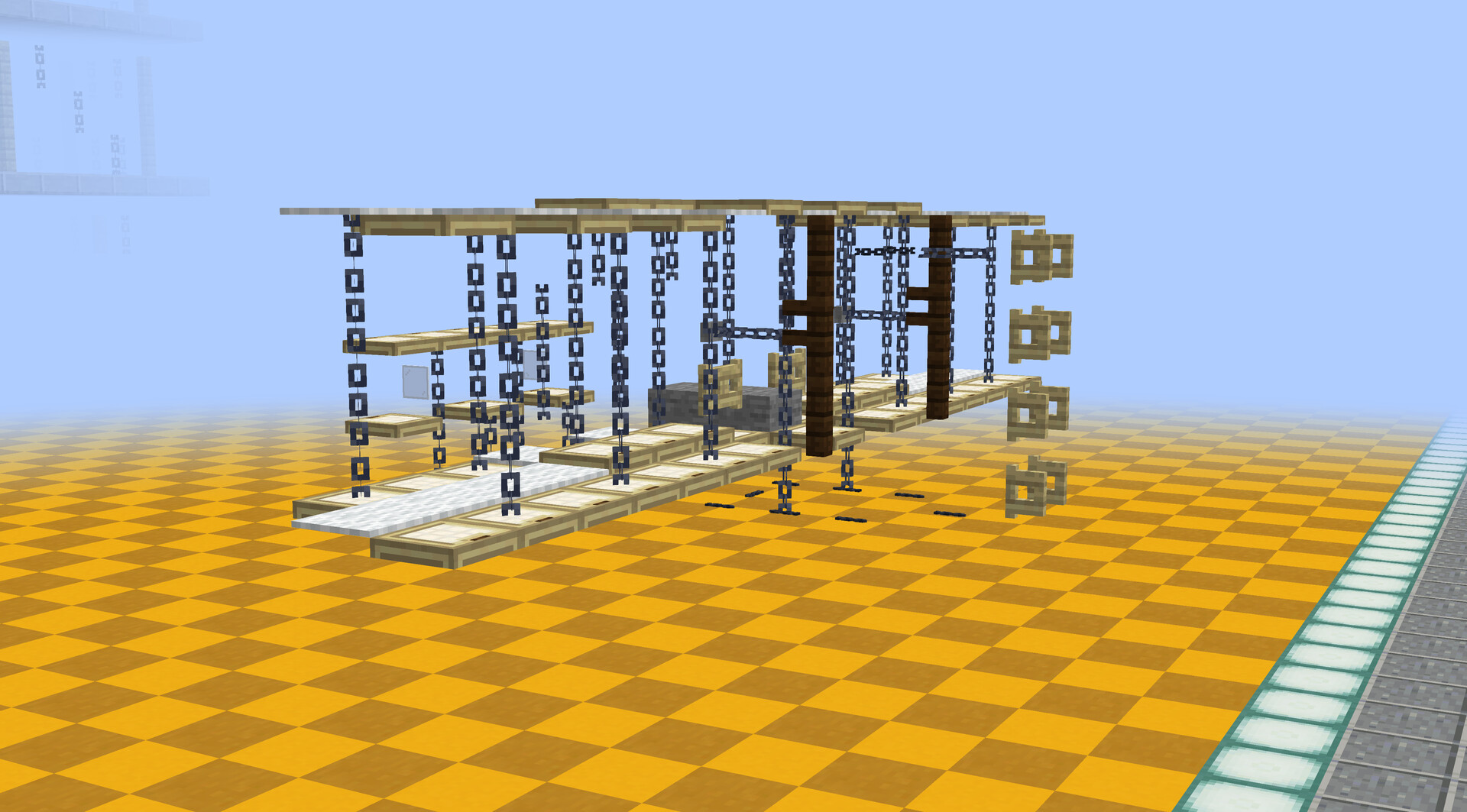 Wright Flyer 1903 1.5:1 scale Minecraft Map