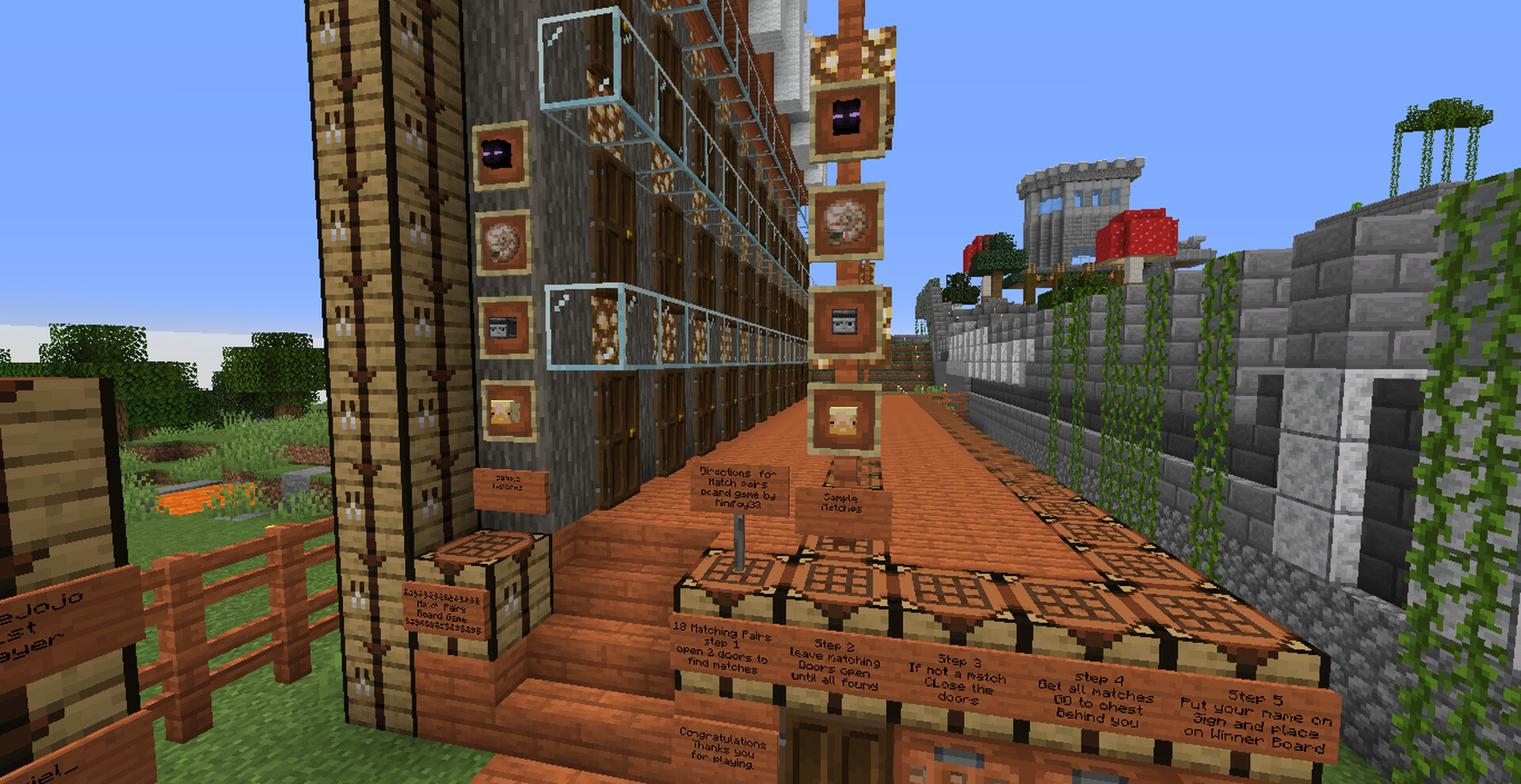 Memory Game! Minecraft Map