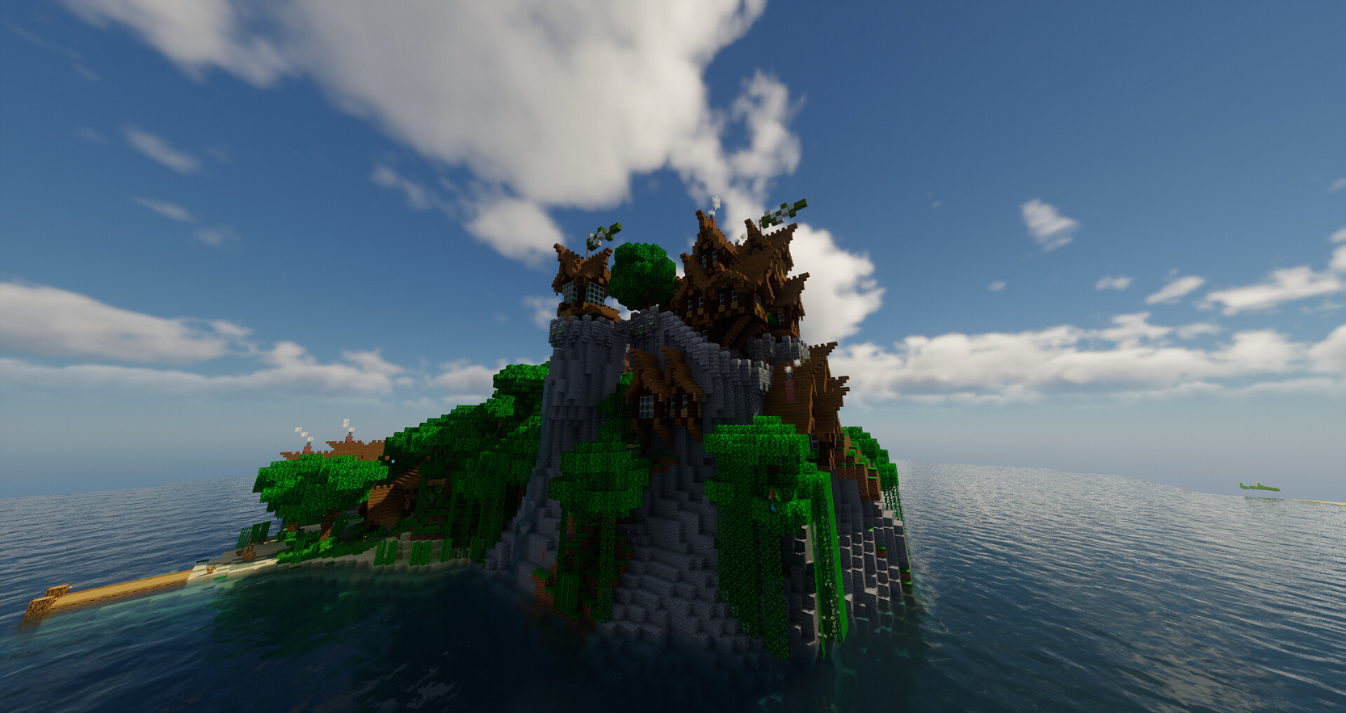 Leaf Cliff Minecraft Map