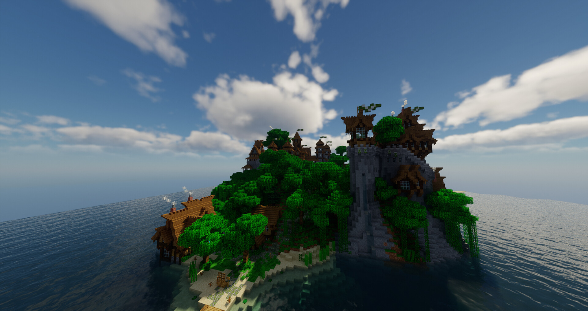 Leaf Cliff Minecraft Map