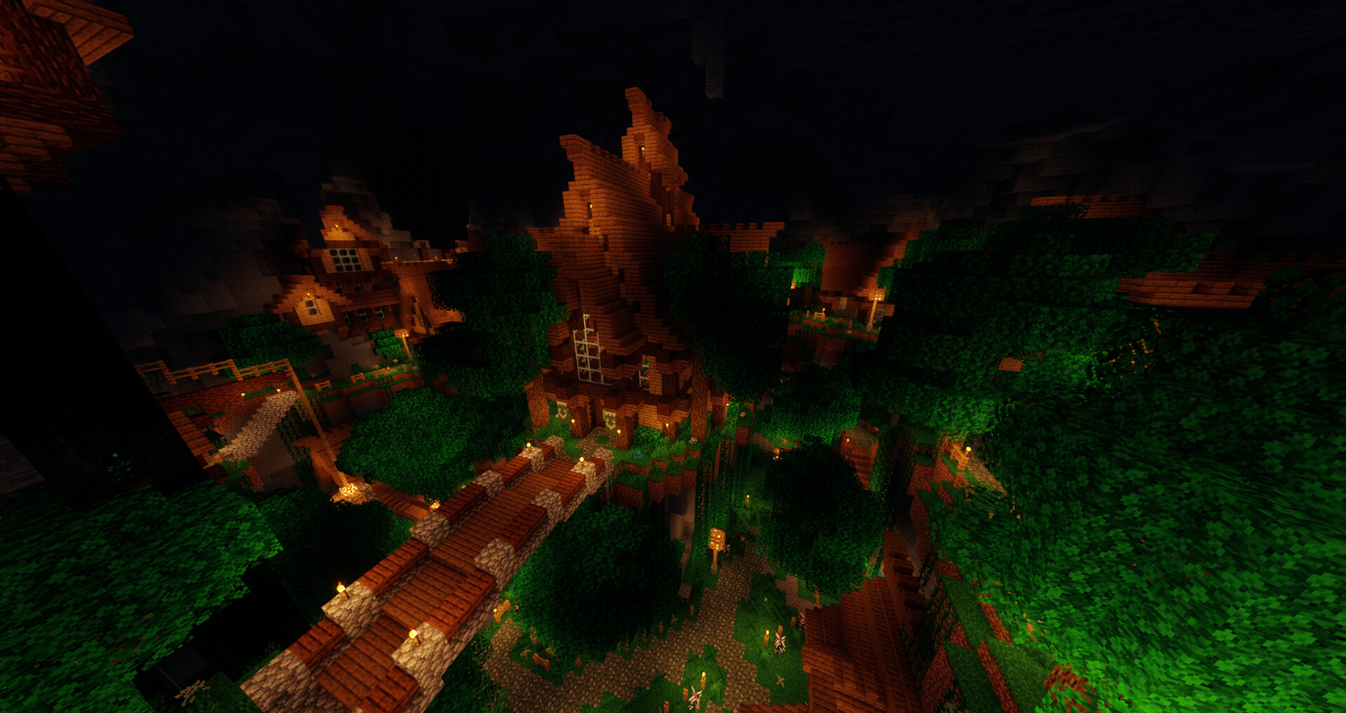 Leaf Cliff Minecraft Map