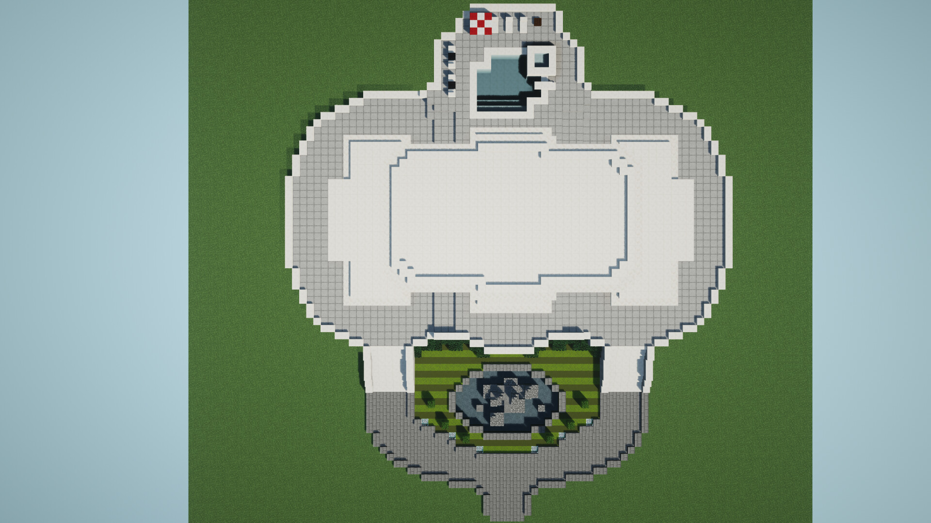 Quartz Mansion - Modern House Minecraft Map