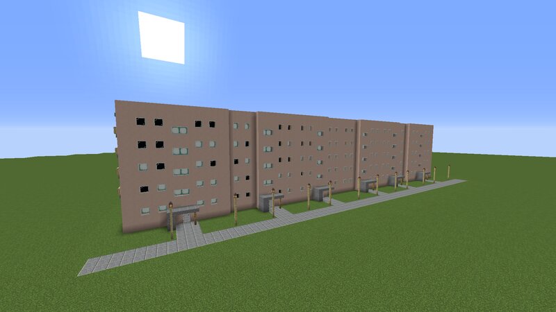 Pripyat 111-125 series soviet block Minecraft Map