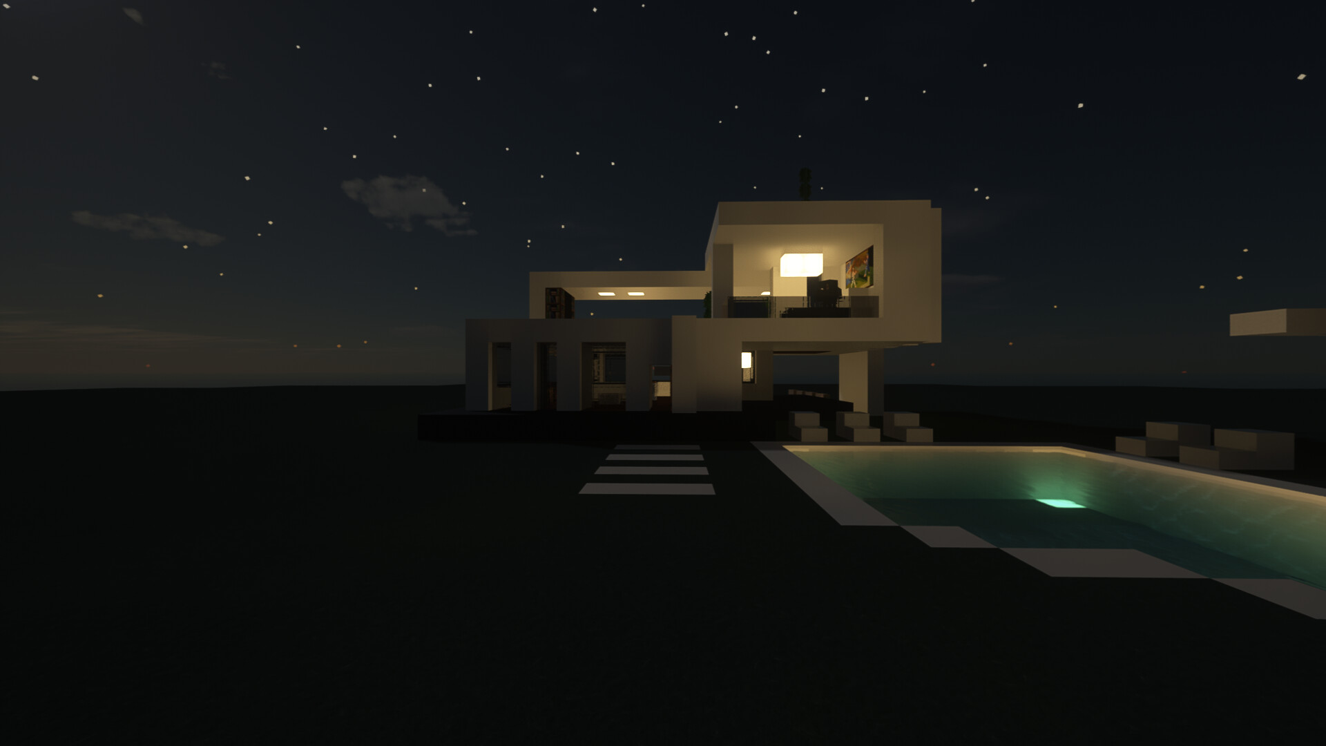 Relax Modern House Minecraft Map