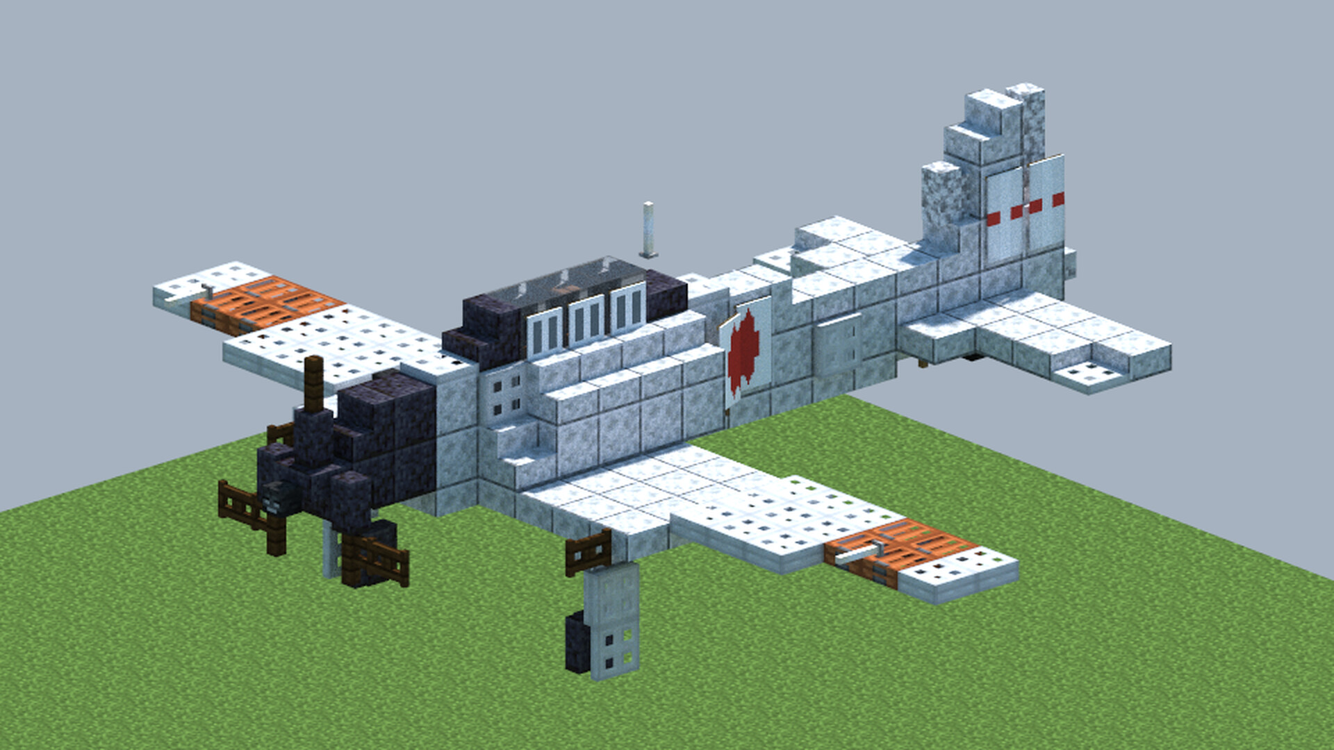 Mitsubishi A6M Zero, fighter [With Download] Minecraft Map