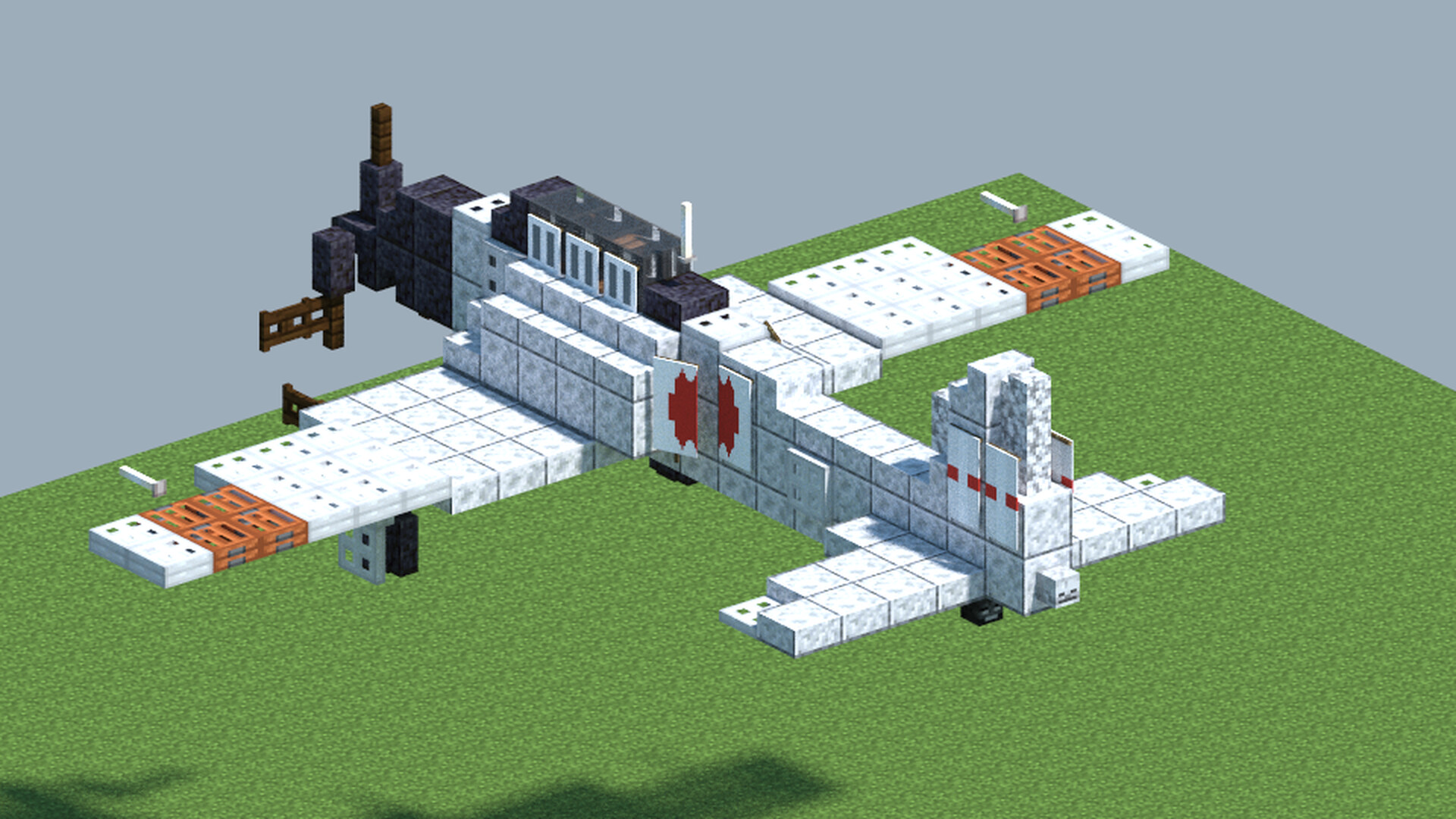 Mitsubishi A6M Zero, fighter [With Download] Minecraft Map