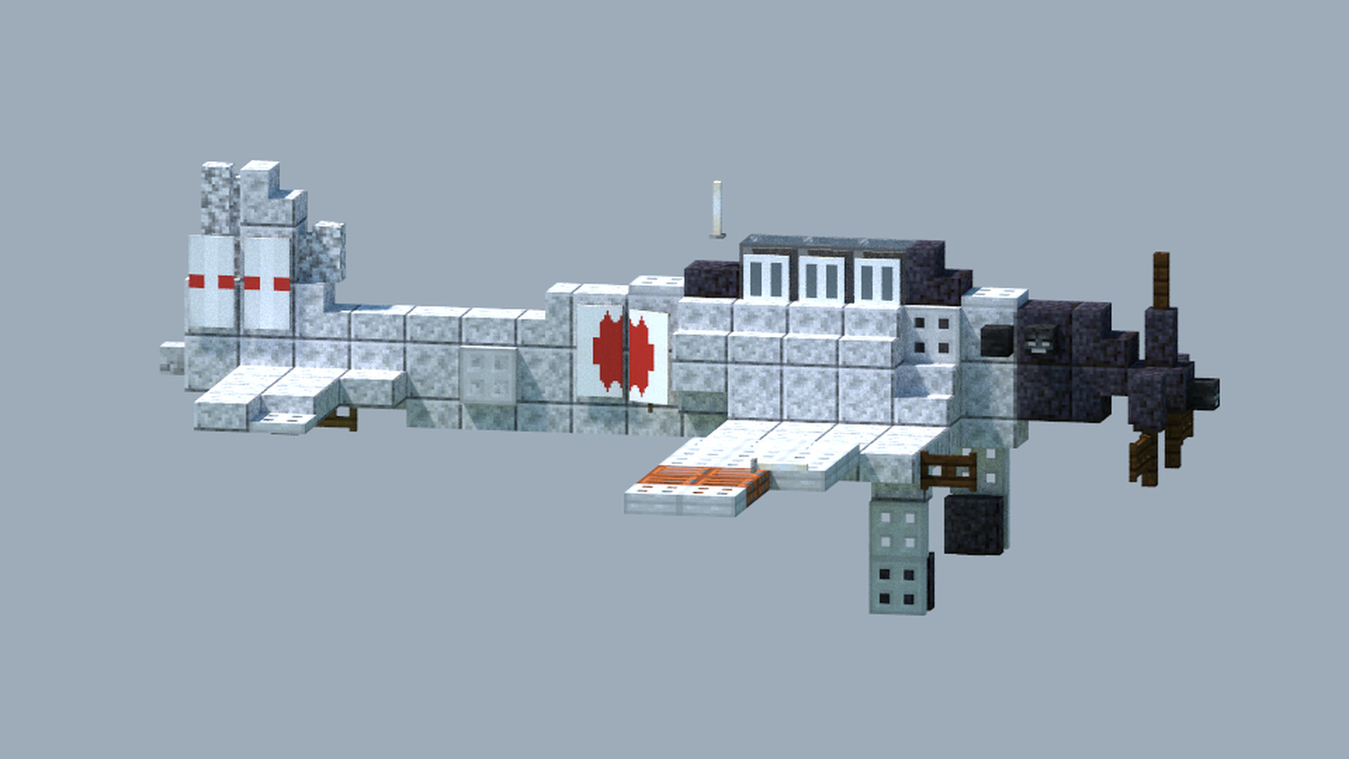 Mitsubishi A6M Zero, fighter [With Download] Minecraft Map