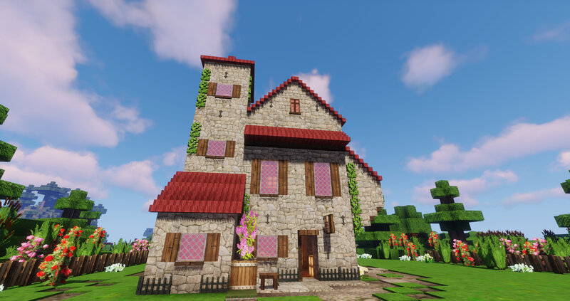 A medieval luxurious hostel Minecraft Map