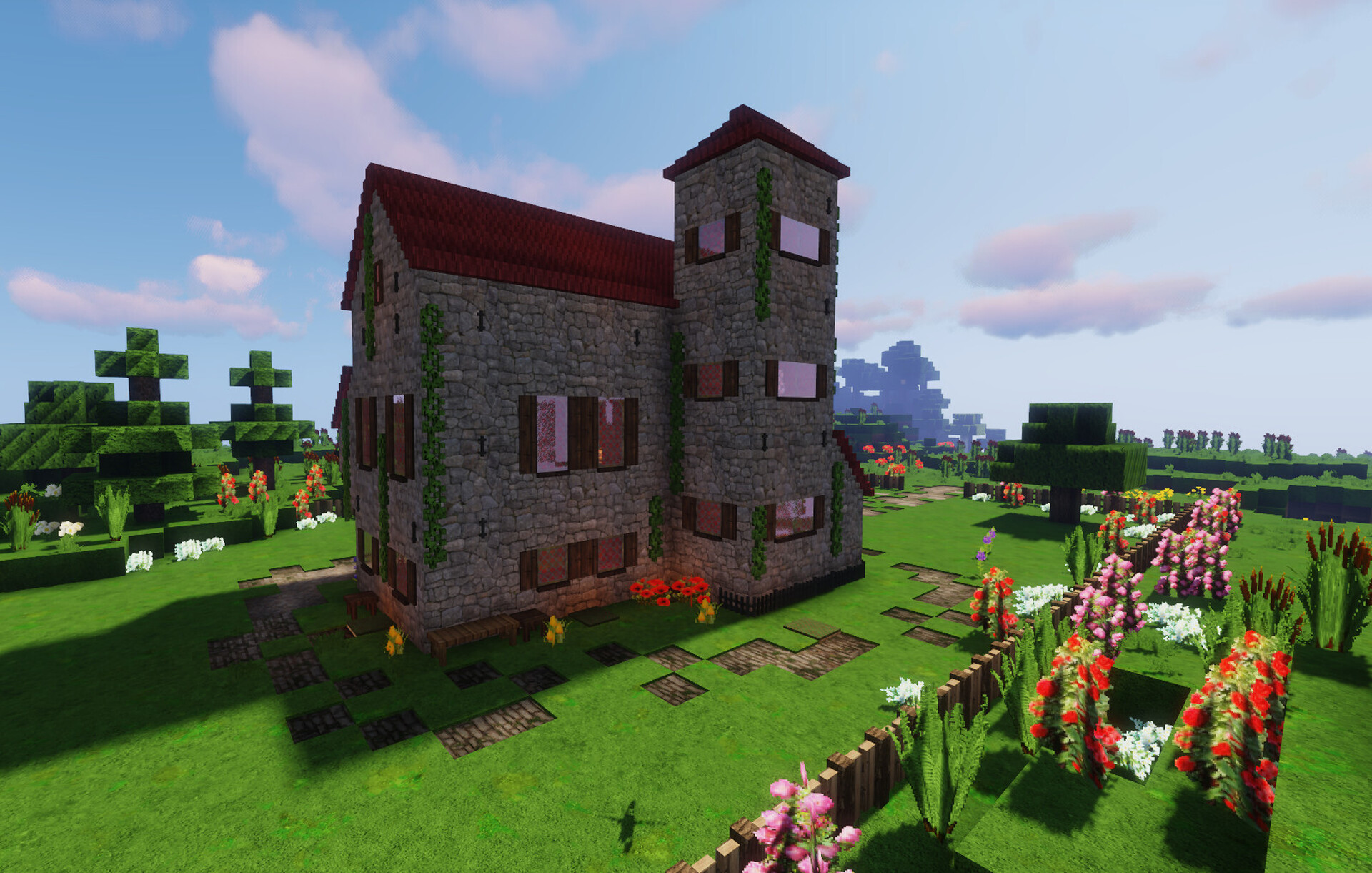 A medieval luxurious hostel Minecraft Map